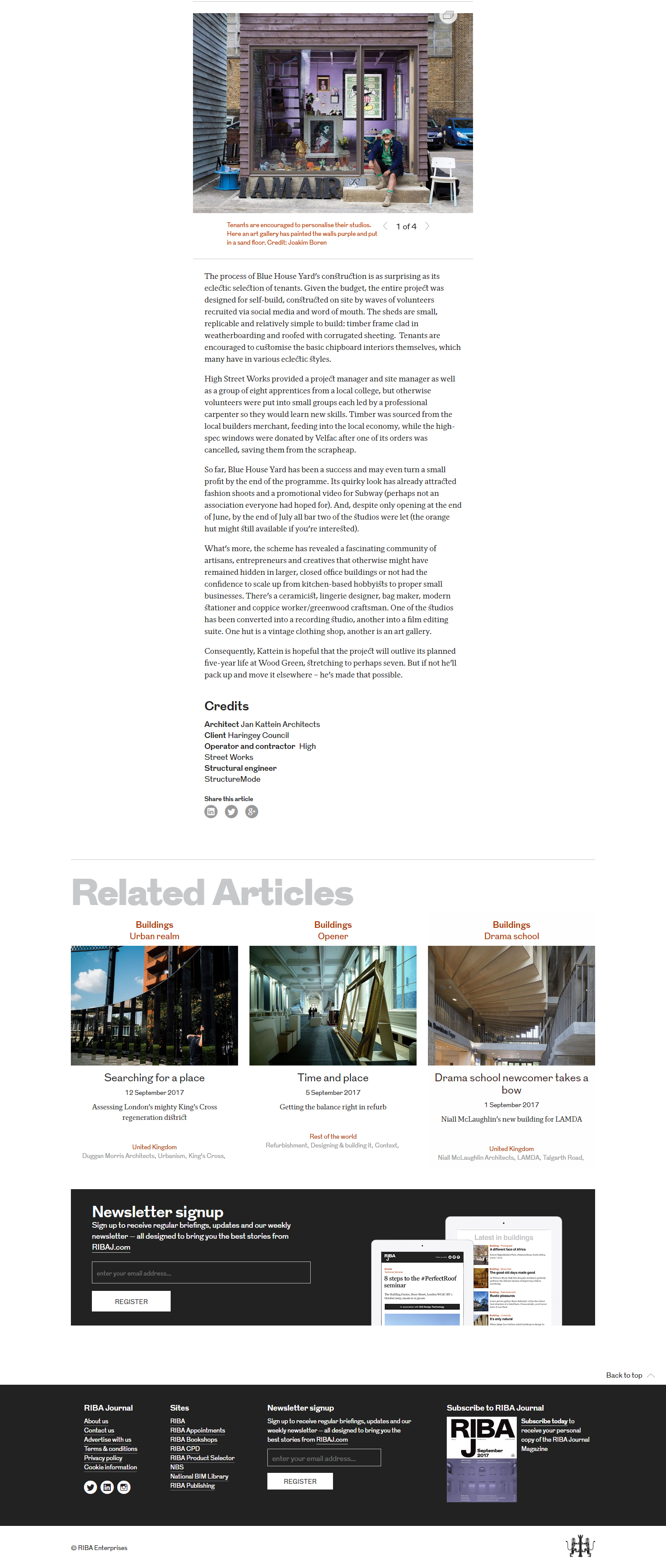 RIBAJ | Meanwhile Space | StructureMode